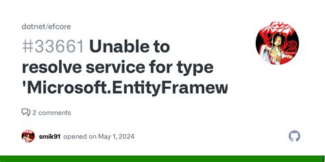 Unable To Resolve Service For Type Microsoft EntityFrameworkCore DbContextOptions Issue