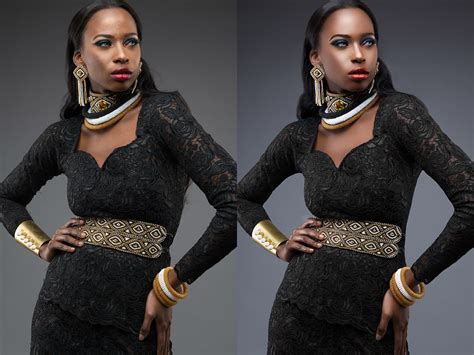 Model Before After On Behance