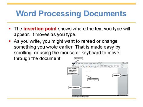 Principles Of Information Technology Chapter 11 Wordprocessing Basics