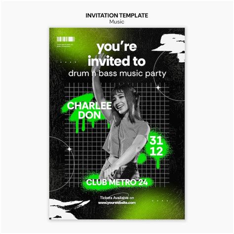 Premium Psd Music Template Design