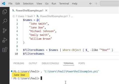 How To Filter Strings In Powershell