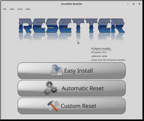 how to reset ubuntu to factory setting without reinstalling