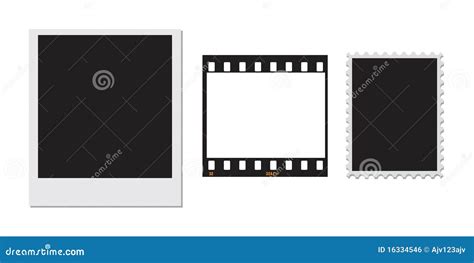 Old Polaroid Frame Cartoon Vector 4089071