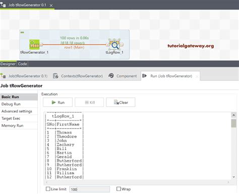 Talend Trowgenerator