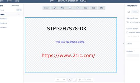 [stm32h7]【stm32h7s78 dk测评】运行touchgfx工程 stm32h7 touchgfx csdn博客