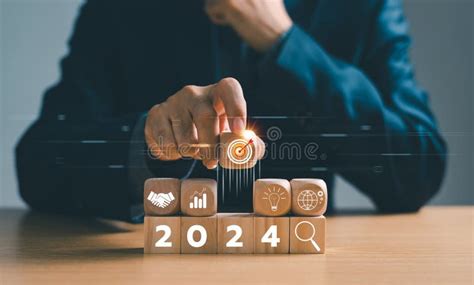 Businessman Setup Business Trend 2024 Strategy Action Target Start