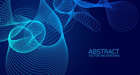 Vector Wave Lines Flowing Dynamic Colorful For Concept Of Technology Digital Science Music