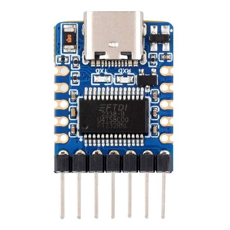 Usb To Uart Ttl Mini Communication Module With A Pre Soldered Header