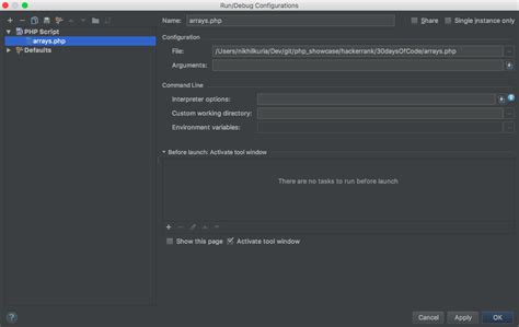 Php Trouble Debugging Using Phpstorm When Having Command Line Inputs