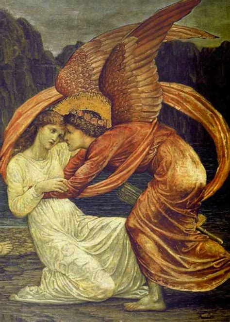 Pre Raphaelite Art Cupid And Psyche Edward Burne Jones