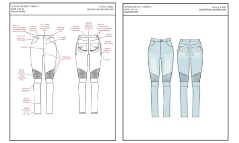 Create Flat Sketch Pant Flat Sketch Fashion Technical Skecth Tech