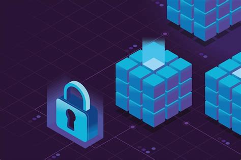 Premium Vector Blockchain Security Data