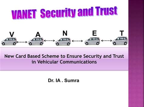 Vanet Security And Trust Ppt