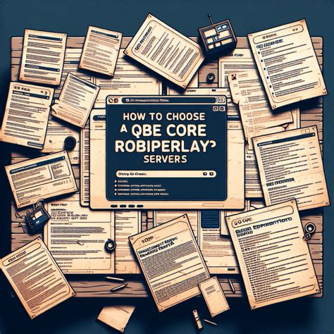 How To Choose The Right Qbcore Scripts For Your Fivem Roleplay Server