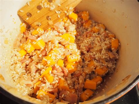 Maple Streaky Bacon And Pumpkin Risotto This Is Cooking For Busy