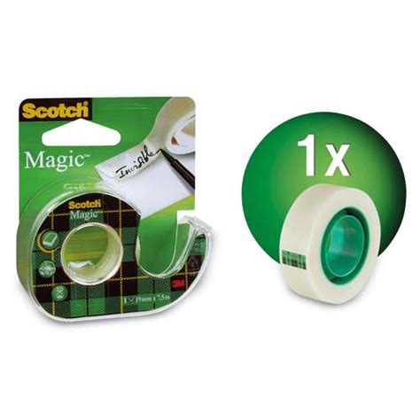 Scotch Magic Nastro Adesivo Invisibile Con Dispenser Mondo Artista