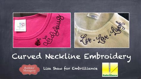 Curved Neckline Embroidery YouTube