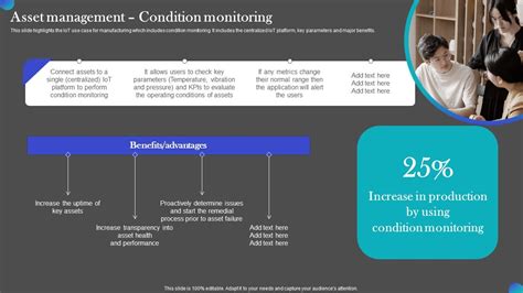 Asset Management Condition Monitoring Iot Adoption Manufacturing Background Pdf