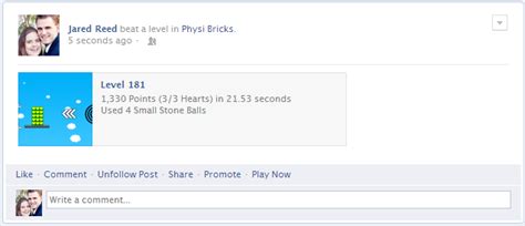 Facebook Open Graph Activity Shows Blank Captions And Taller Thumbnail