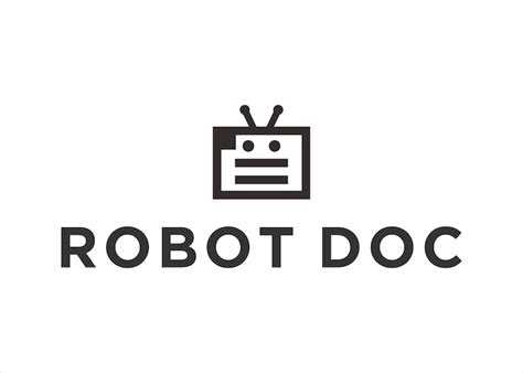 Premium Vector Robot Document Logo Icon Design Template