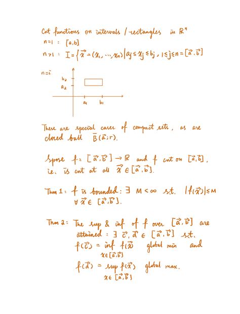 Continuous Functions On Intervals Or Rectangles In Rn At Functions