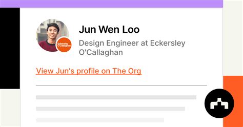 Jun Wen Loo Design Engineer At Eckersley Ocallaghan The Org