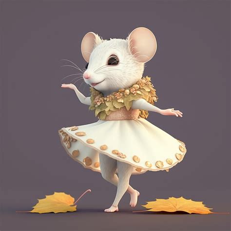 Premium Ai Image Joyful Mouse Brings Energy To The Dance Party Ai Generated