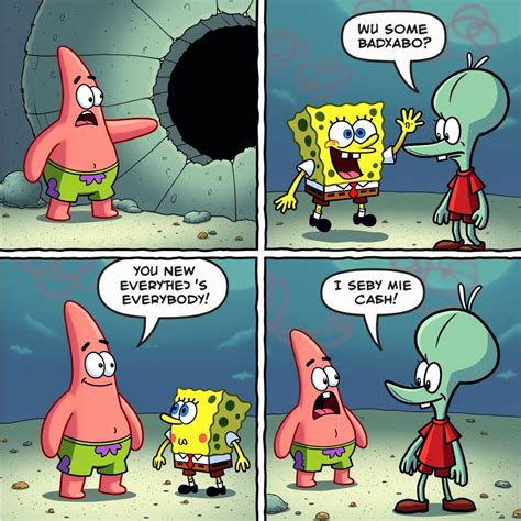 Spongebob In A Black Hole Stable Diffusion Online