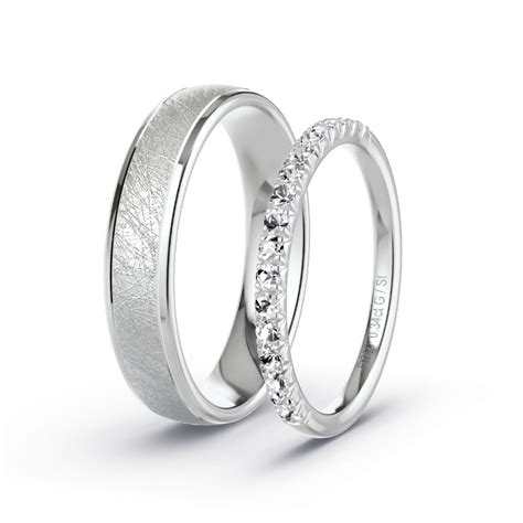 Eheringe Platin - Modell N°1078 von AURONIA