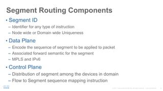 The Segment Routing Architecture IEEE Globecom 2015 PPT