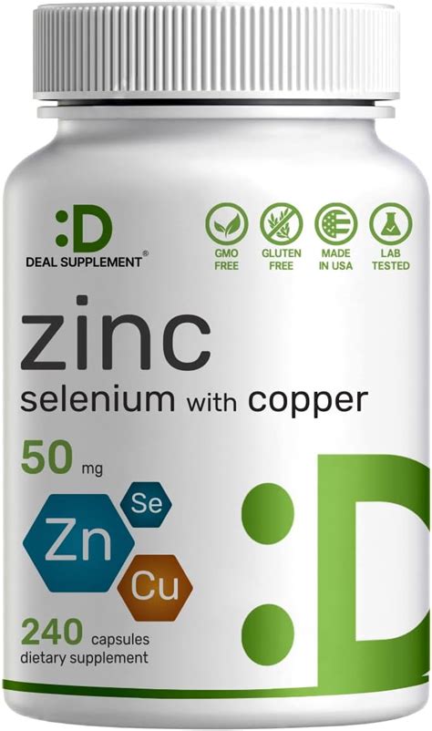Zinc7 Daily Immune Support 50mg Triple Action Zinc Complex For Deep Sleep Mental