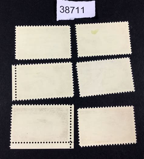 Us Stamps Canal Zone C36 C41 Mint Og H Lot 38711 United States Air