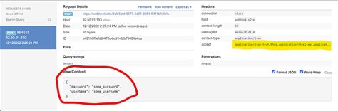 problems with a specific request from an request node questions