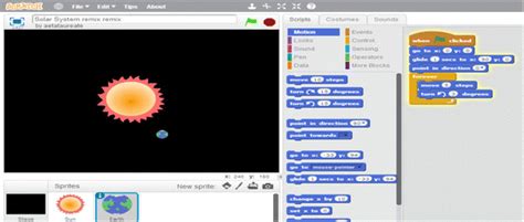 Using Scratch To Model The Solar System Download Scientific Diagram