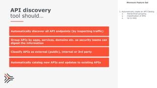 APIsecure API Discovery First Step Towards API Security PDF