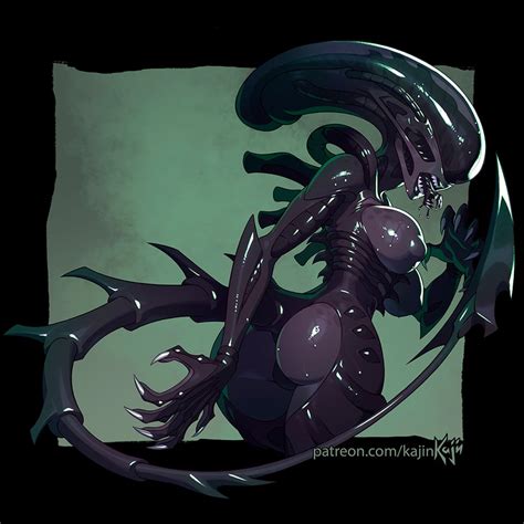 Xenomorph Alien Drawn By Kajin Kajinman Danbooru