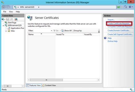 Generate CSR For IIS Knowledgebase Inet Internet Services Inc