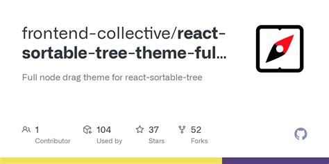 GitHub Frontend Collective React Sortable Tree Theme Full Node Drag Full Node Drag Theme For