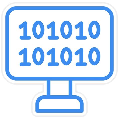 Premium Vector Vector Design Binary Code Icon Style