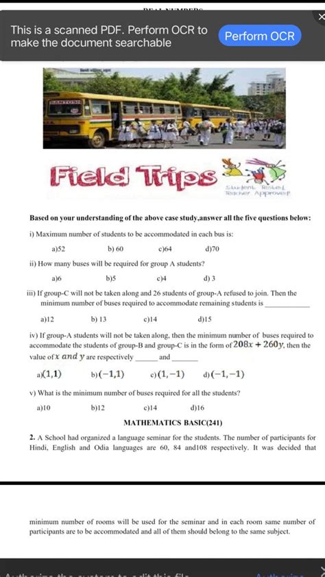 This Is A Scanned PDF Perform OCR To Make The Document SearchablePerfor