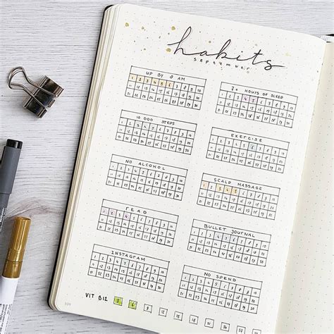 Bullet Journal Habit Tracker Layout Ideas And Why You Need To Track