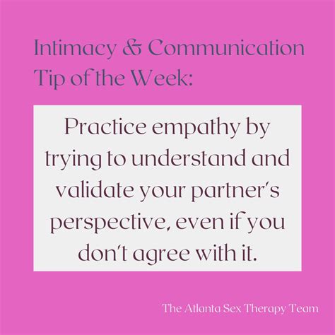 Atlanta Sex Therapy On Linkedin Communication Around Intimate Issues