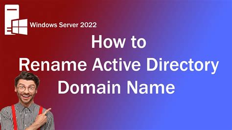 How To Rename Active Directory Domain Name In Windows Server 2022 Renameactivedirectory Youtube