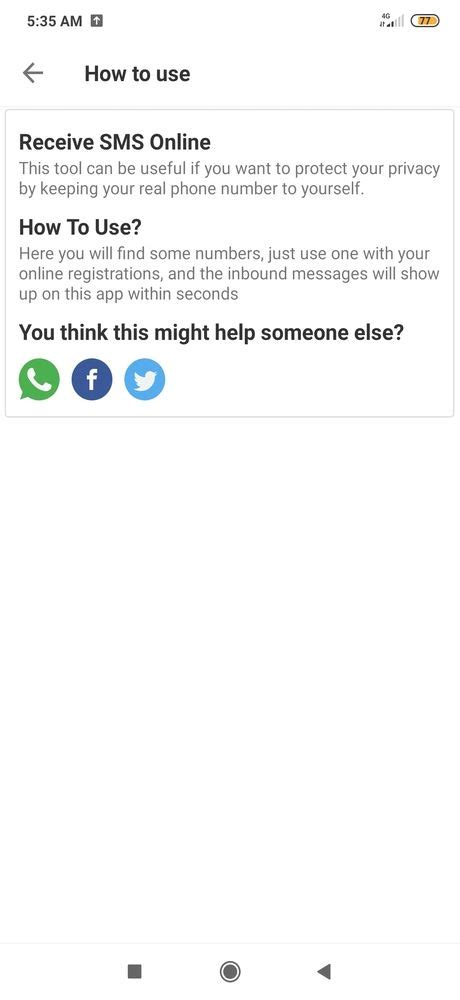 Receive SMS Via Virtual Numbers Android App By Amirkhan Codester