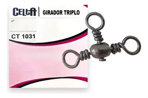 Girador Pescaria Celta Triplo Ct 1031 Nº 06 C 10 Unidades Mercadolivre