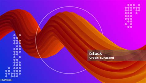 다채로운 추상 유체 파동 그라데이션 3d 흐름 모양의 현대적인 포스터 혁신 배경 디자인 0명에 대한 스톡 벡터 아트 및 기타 이미지 0명 곡선 과학 Istock