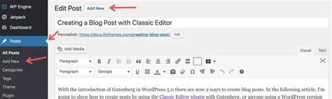 How To Use Wordpress Classic Editor In Wordpress Wp Learning 101