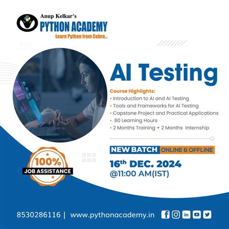 python academy on linkedin ai testing batch alert aitraining