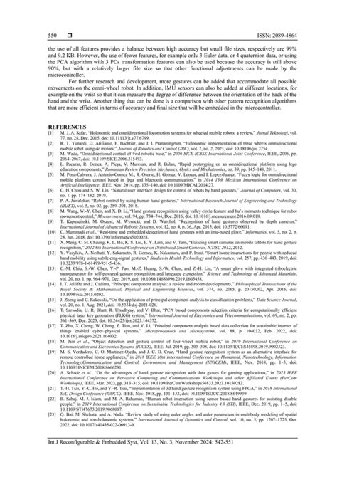 Comparing Feature Usage In Imu Based Gesture Control For