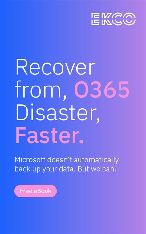 Microsoft 365 Backup Ekco